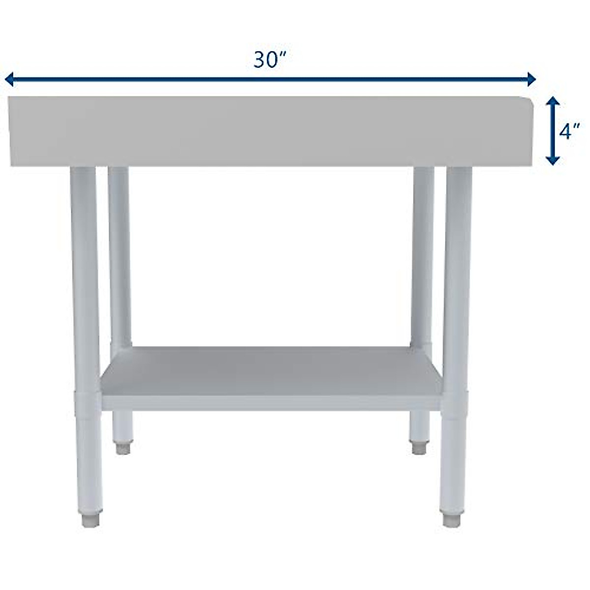 KoolMore 16 Gauge Stainless Steel Commercial Equipment Stand - 30 x 24 Heavy Duty Griddle Stand with Undershelf (EQT-163024)