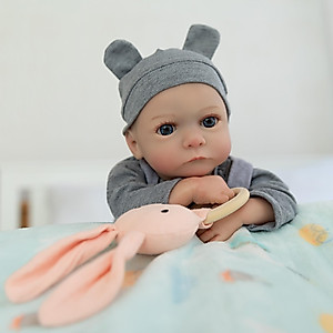 Thorogod Realistic Reborn 18 Inch Baby Doll - Soft Cloth Body, Looks Real for Kids Age 3+