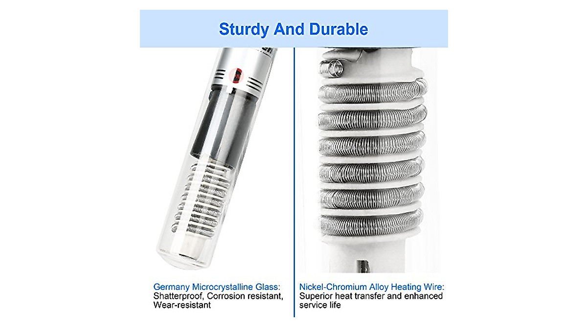 DaToo 50W Aquarium Heater - Adjustable & Durable