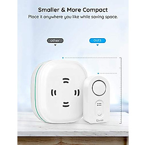 Govee Water Leak Detectors 5 Pack, 100dB Adjustable Audio Alarm Sensor, Sensitive Leak and Drip Alert, for Kitchen Bathroom Basement (Battery Included)