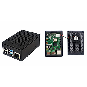 DIGISHUO Raspberry Pi 4B Model B 8GB RAM DIY Kit | with Case | Pi Cooling Fan | San Disk 64G SD Card Micro-SD | Micro HDMI Cable | Sufficient 5V 3A Power Supply (8G Module 8 in 1 Kit)