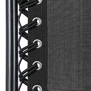 Bee Zero Gravity Chairs Patio Chairs Lawn Chairs Patio Set of 2 with Pillow and Cup Holder Patio Furniture Outdoor Adjustable Dining Reclining Folding Chairs for Deck Patio Beach Yard… (Black)