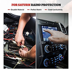 RED WOLF Car Stereo Wiring Harness Male Connector Adapter Replacement for Saturn 2006-2009 Ion 2006-2007 Vue Install Aftermarket Radio CD Player Receiver Cable Plug