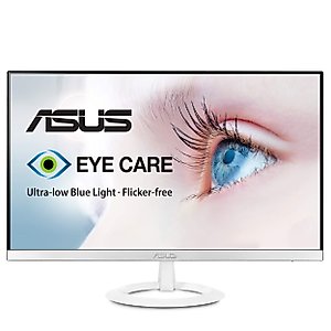 ASUS VZ239H-W 23" Full HD 1080p IPS HDMI VGA Eye Care Monitor White (Renewed)