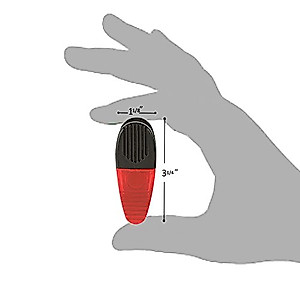 VIP Home Essentials - Thick Plastic Clips with Neodymium Magnet - 3-1/4" Length - Durable Versatile All-Purpose (Clear)