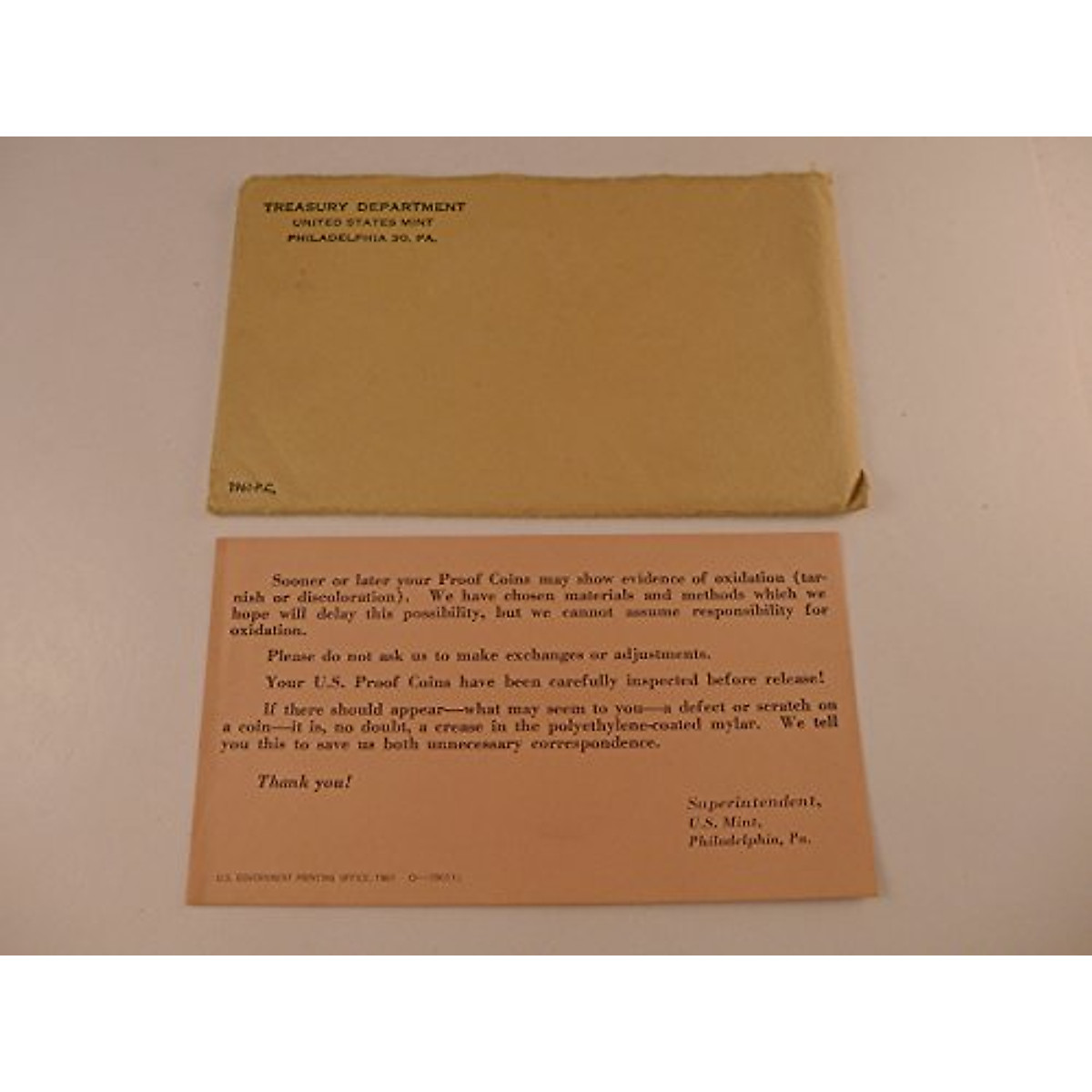 1961 US Proof Set Mint State