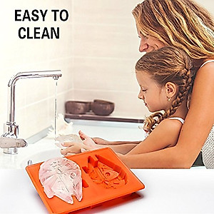 Sunerly Silicone Ice Tray Molds in Star Wars Character Shapes, Ideal for Chocolate, Ice Cubes Trays, Jelly, Sweets, Desserts, Baking Soap and Candle Making (Set of 7)