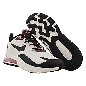 Nike Air Max 270 React Womens Shoes Size 8, Color: Sail/Multi-Color/Barely Rose