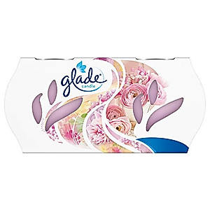 Glade Candle Jar, Air Freshener, Angel Whispers, 3.4 Ounce (Pack of 2)