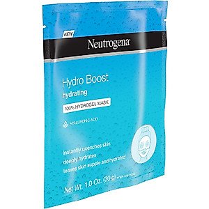 Neutrogena Hydro Boost and Hydrating Hydrogel Mask 1 Ounce (4 Pack)