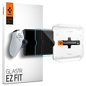 Spigen Tempered Glass Screen Protector [GlasTR EZ FIT] designed for PlayStation Portal Remote Player - 1 Pack