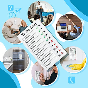 2 Pieces Chore Chart for Adults to do List My Chores Checklist Task Board Sliding Routine Chart for Kids Rv Reminder