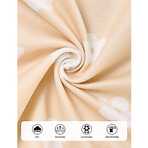 Okgirl Newborn Girl Clothes Baby Girl Outfit Floral Romper Cream Jumpsuit Bow Ties Baby Girl Outfit