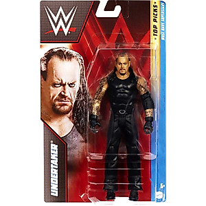 WWE Undertaker Top Picks Action Figures, 6-inch Posable Collectible & Gift for Ages 6 Years Old & Up