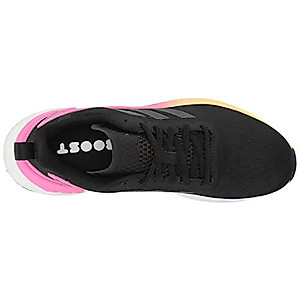 adidas Women's Response Super Running Shoes, Black/Black/Hi-Res Yellow, 8.5