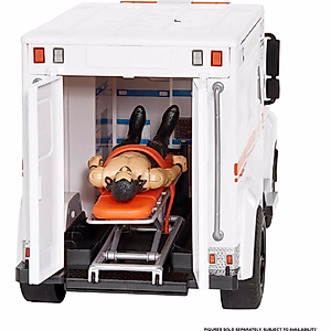 Mattel WWE Slambulance Wrekkin' Vehicle Breakaway Ambulance, for 6-Inch Action Figure