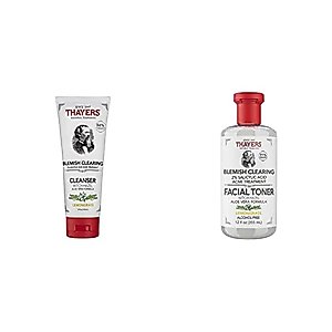 Blemish Clearing Cleanser 4 oz and 12oz Toner