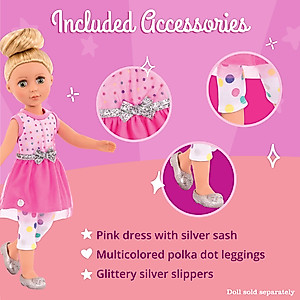 Glitter Girls by Battat - Stay Sparkly Dress & Leggings Regular Outfit - 14" Doll Clothes & Accessories For Girls Age 3 & Up – Children’S Toys