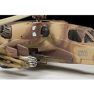 Zvezda 500787216 500787216-1:72 Russian Attack Helicopter Hokum Plastic Construction Kit Model Kit Assembly for Beginners Detailed Olive