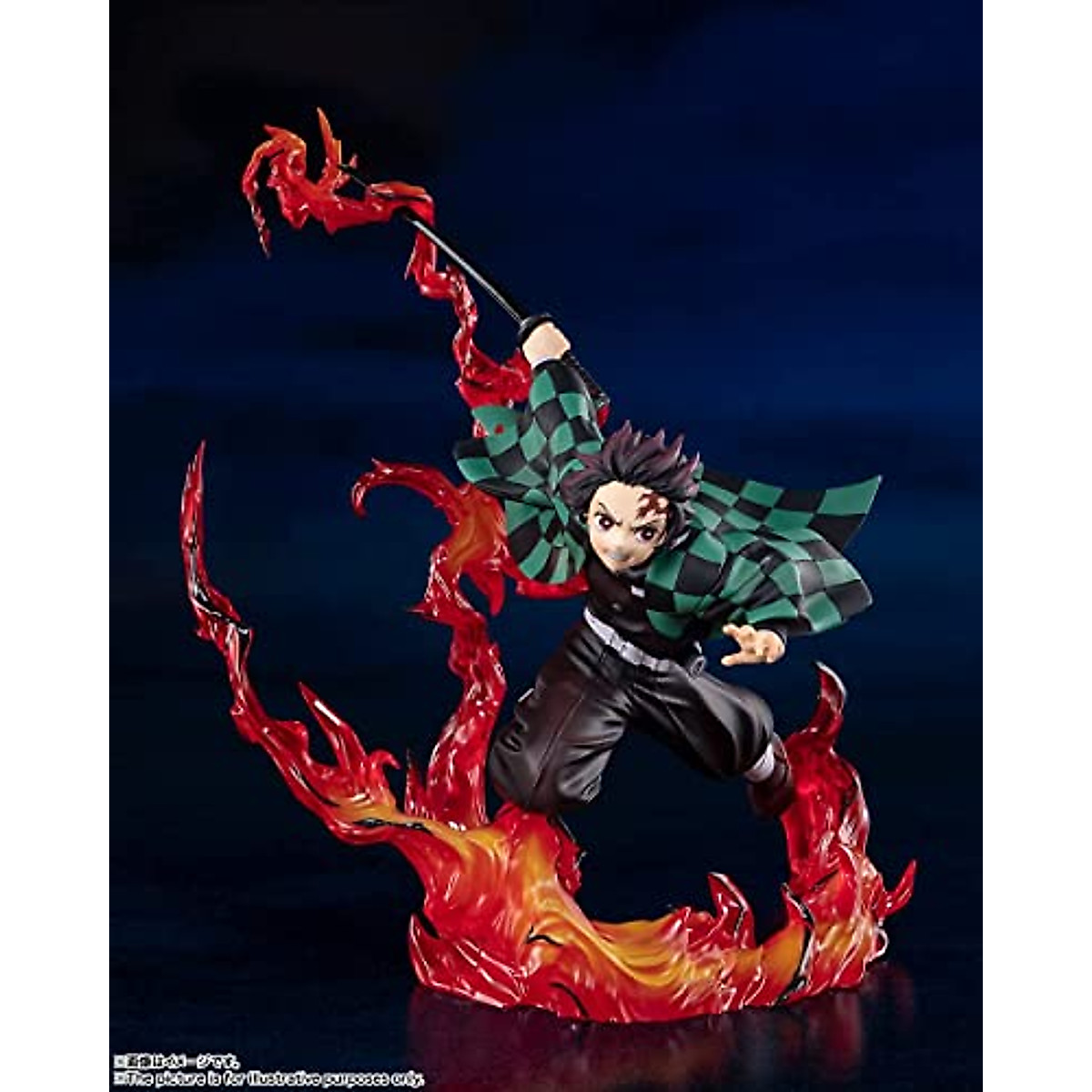 TAMASHII NATIONS - Demon Slayer: Kimetsu no Yaiba - Tanjiro Kamado Total Concentration Breathing, Bandai Spirits FiguartsZERO Collectible Statue