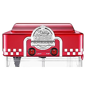 Great Northern Popcorn Company Little Bambino Popcorn Machines, 2.5 Ounce, Red