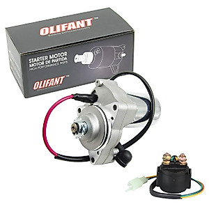 Starter Motor for 90cc 110cc 125cc Chinese ATV 3 Bolt Starter with Wire for Taotao Jetmoto Roketa Sunl Coolster