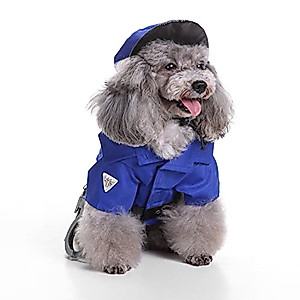 Dog Costume Halloween Costumes Dog Costume Cute Dog Cosplay Fashion Dress Pet Suit Detective Dog Carrying Costume for Puppy Small Medium Large Dogs Dog Photo Props Dog Decoration （3-18lb）