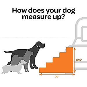 USA Made Pet Steps/Stairs with CertiPUR-US Certified Foam for Dogs & Cats by Best Pet Supplies