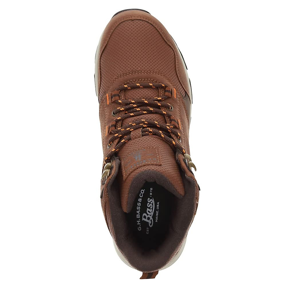 Bass Mens Trailway Hi Outdoor Walking Hiking Boot, Tan/Brown, 9 M