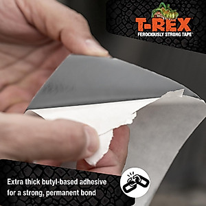 T-REX 285988 Waterproof Tape, 2-Inch x 5 ft, 3-Inch Core, Black