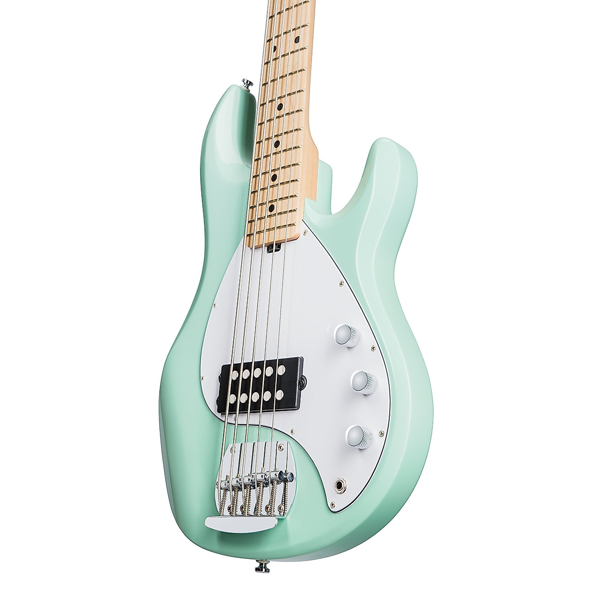 Sterling by Music Man StingRay Ray5 Bass Guitar in Mint Green, 5-String