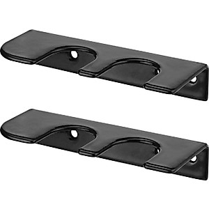 BARSKA AF13032 Two Rifle Safe Shotgun Racks for AX11898 & AX11780, Black