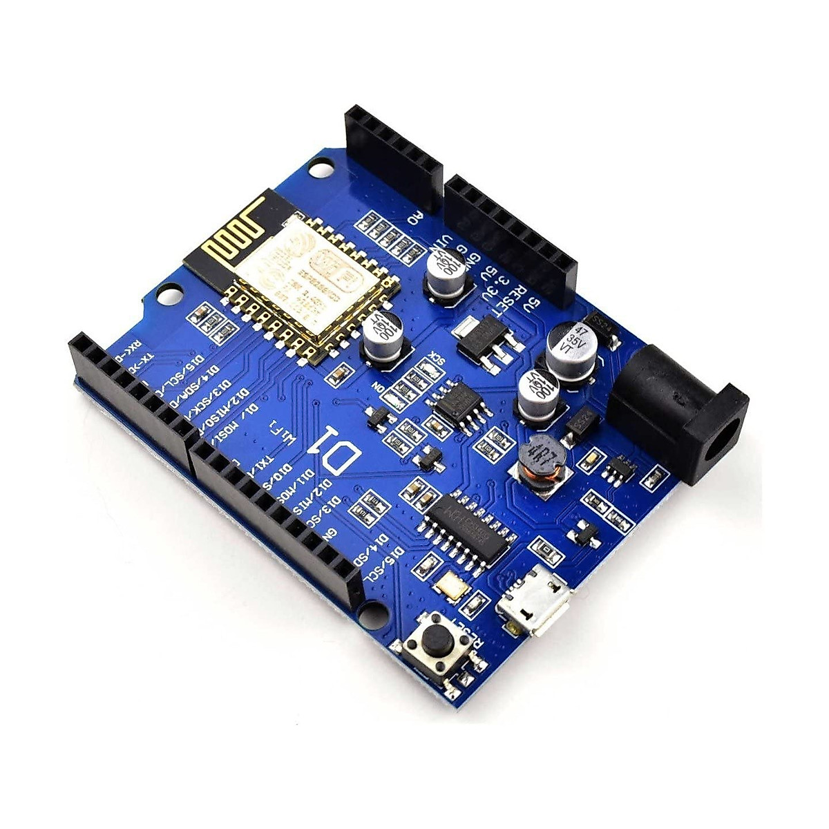 CANADUINO® Wemos D1 ESP8266 Wi-Fi Board 80-160MHz - IoT - Compatible with Arduino and NodeMCU