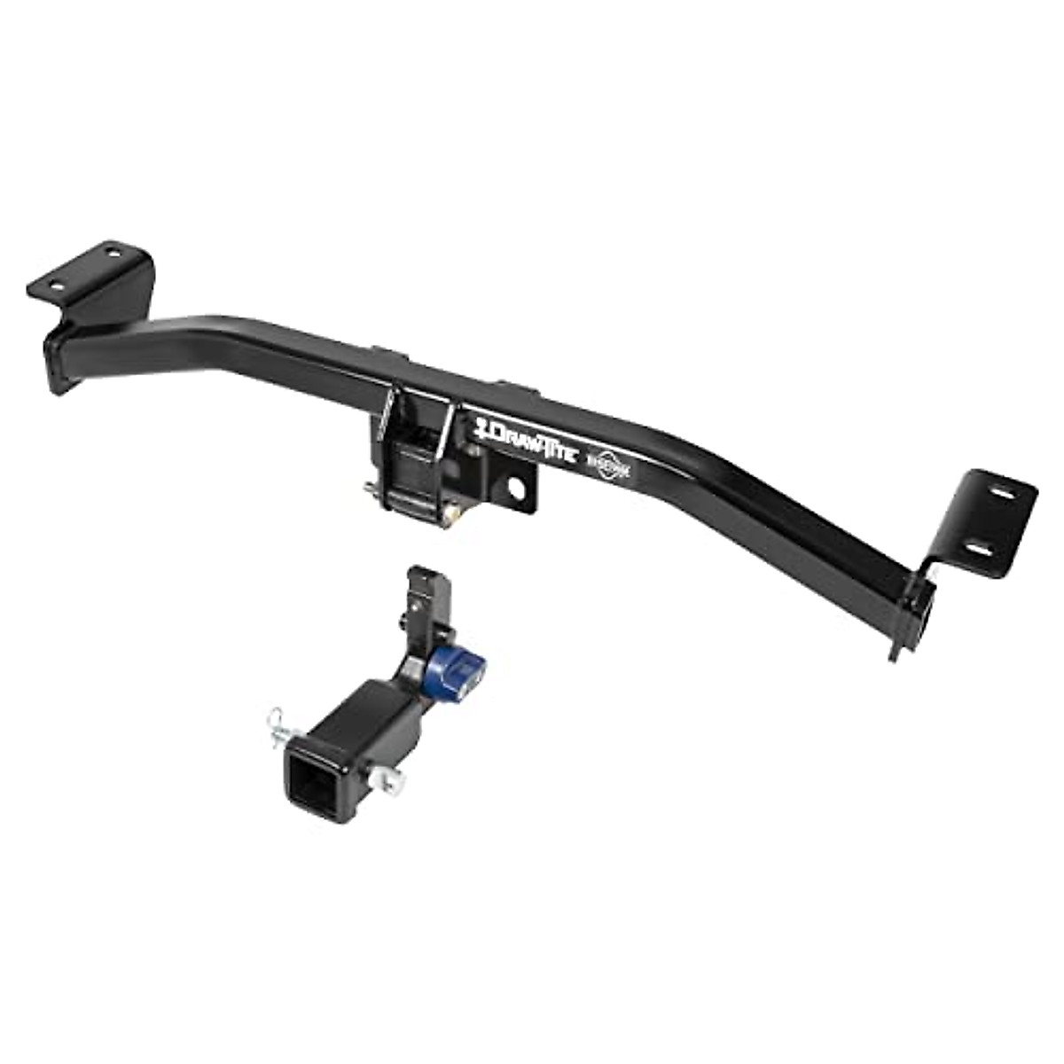 Draw-Tite Hidden Hitch 76905, Completely Hidden Trailer Hitch, 2 in. Removable Receiver, Black, Compatible with 2016-2022 Lexus RX350, 2016-2021 Lexus RX450h
