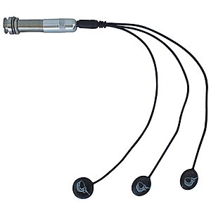 Journey Instruments Passive Piezo Acoustic Pickup – EP001K Three Balanced German-made Passive Pickup Elements – Piezo Pickup for Acoustic Guitars (Ceramic)