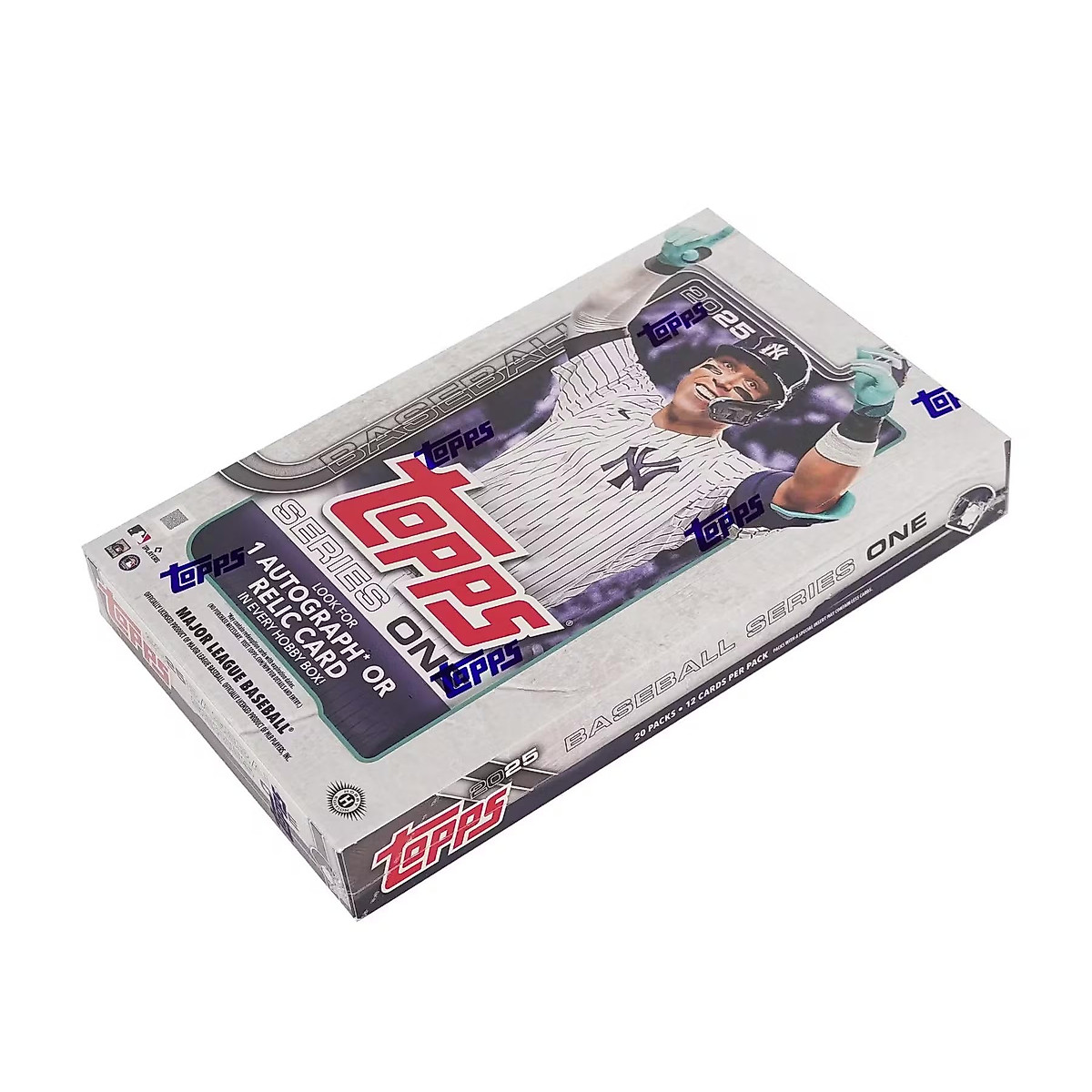 2025 Topps Series 1 Baseball Trading Card MLB Hobby 20 Pack Box (1 Autograph or Relic)
