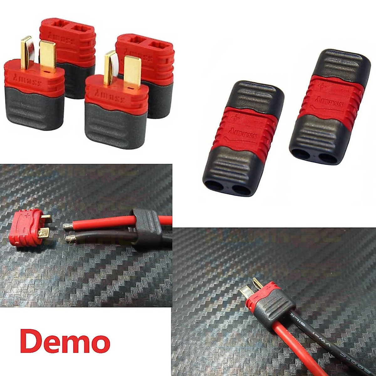 T Plug T Connector, Upgrade Version, 15 Female + 15 Males (15pair)