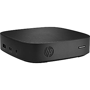 HP T430 Thin Client Desktop Intel Celeron N4020 2GB RAM 16GB eMMC SSD Intel UHD Graphics 600, HP ThinPro 64, Black