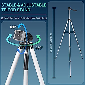 occer Telescopes for Adults Kids Beginners - 70mm Aperture 400mm Telescope FMC Optic for View Moon Planet - Portable Refractor Telescope with Adjustable Tripod Finder Scope Phone Adapter