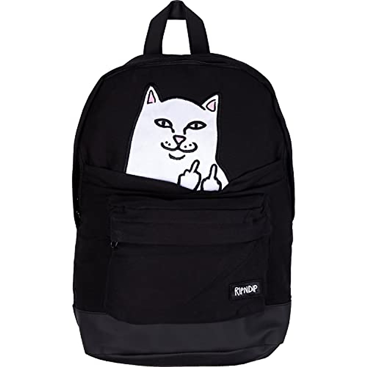 Rip N Dip Lord Nermal Velcro Hands Black Backpack - One Size Fits All
