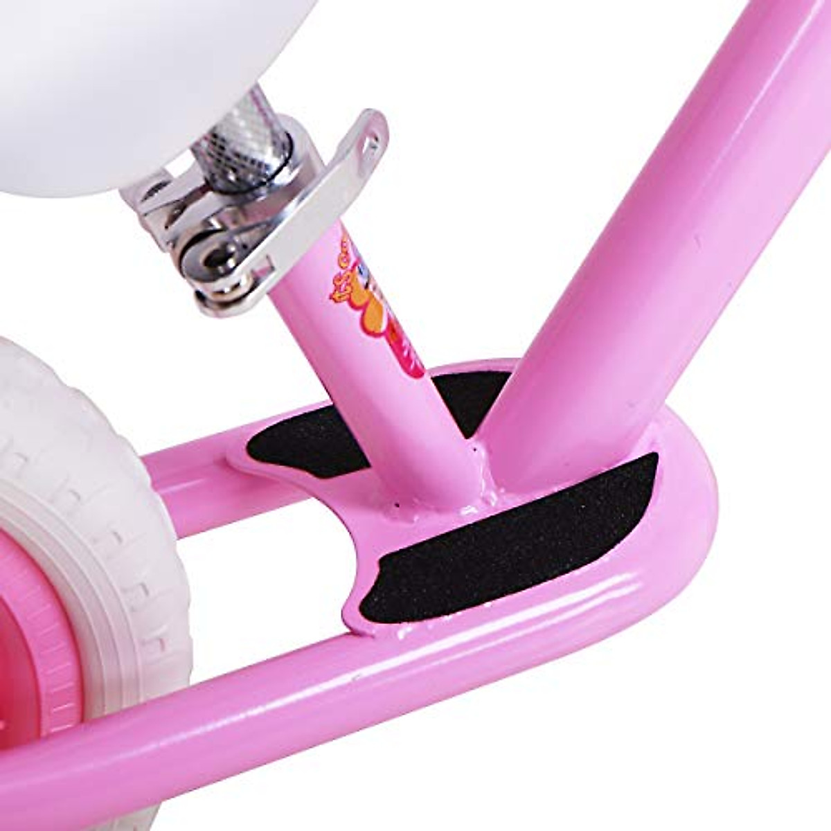 JOYSTAR 14 Inch Balance Bike for Boys Girls 3T to 6 Years Old Push Toddler Balance Bikes with Footboard 14" Child Glider Kids Pink