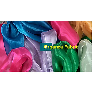 VDS Champagne Organza Fabric, 5 Yards Continuous, 45” Wide, Wedding Party Decoration Iridescent Crystal Sheer Shiny Organza Tulle Bridal Dress DIY Crafts Costume Sewing Backdrop Arch Cloth