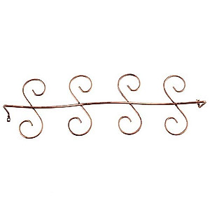 HAOZHAO Practical Wine Glass Rack Stemware Hanging Under Cabinet Holder Hanger Shelf Kitchen (Color : 8 Cup Rack)