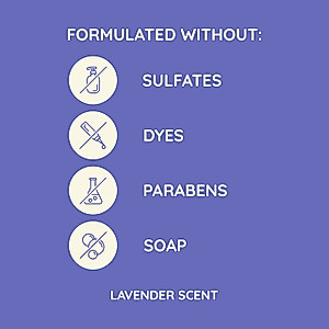 Aveeno Stress Relief Body Scrub, Exfoliating Body Wash for Softer, Smoother Skin, Formulated with Prebiotic Oat & Lavender Scent to Calm & Relax, Sulfate-Free & Soap-Free, 8 fl. oz