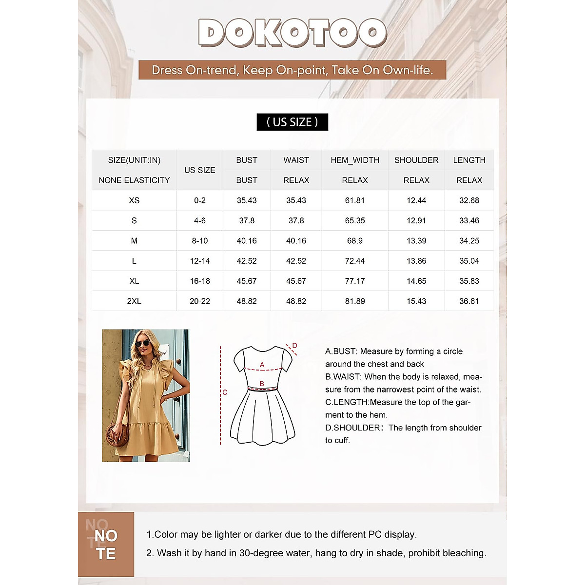 Dokotoo Summer Dresses for Women Sun Dresses 2025 Elegant V Neck Drawstring Ruffle Solid Pockets Cap Short Sleeve Casual Dresses for Women Green X-Large