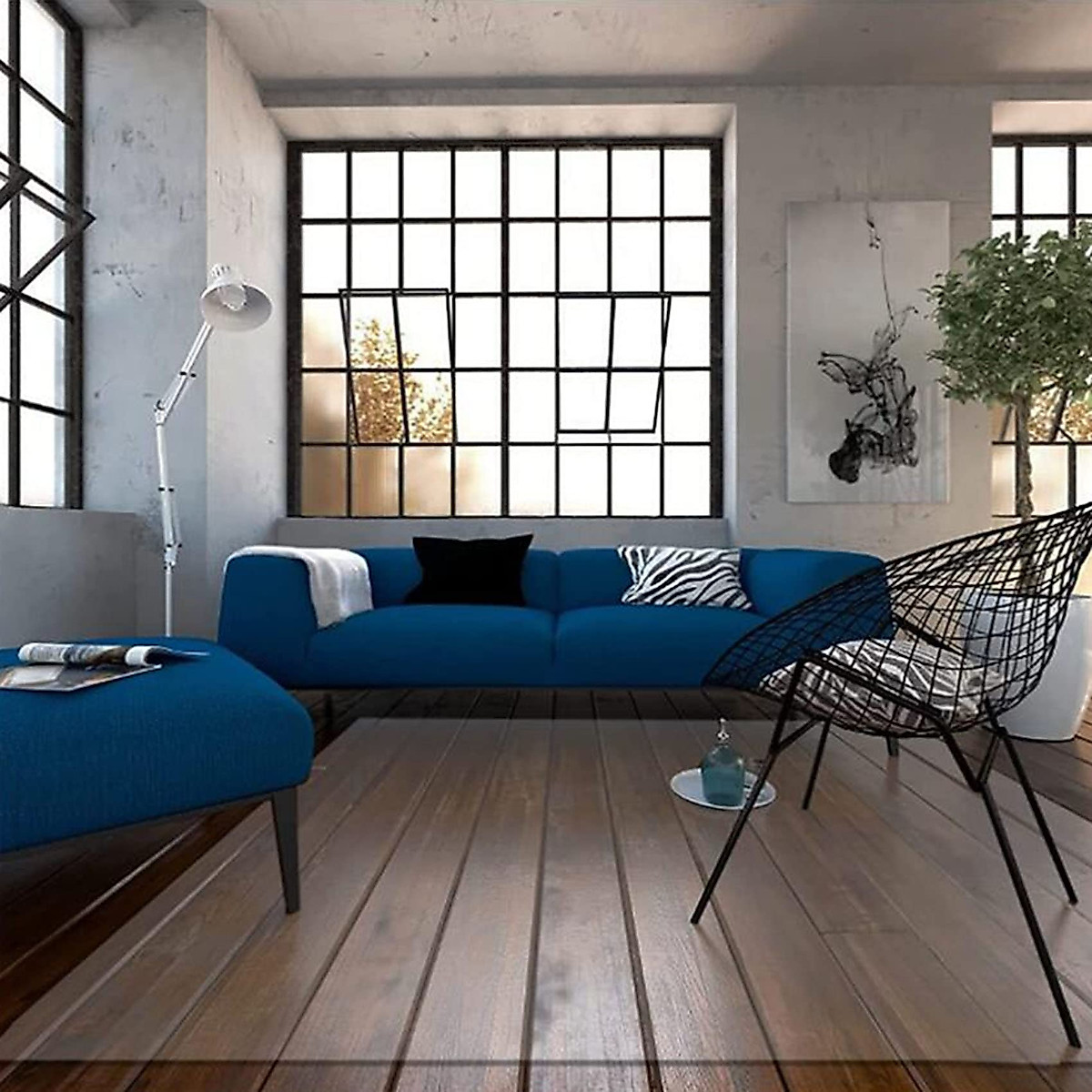 Clear PVC Desk Chair Mat Office Chair Mat for Hard Floors, Plastic Runner Rugs Protector,Non-Skid Transparent Carpet Protector for Home/Office/Hall/Low Pile Rugs Doormat,Thickness 1.5mm-70/90/110/130/