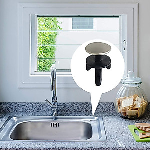 2 Pack Kitchen Sink Hole Cover Sink Faucet Hole Cover Kitchen Sink Tap Hole Plate Stopper Cover Blanking Metal Stainless Steel Plug