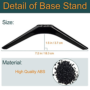 Yaotieci TV legs for TCL TV Stand legs, for Roku TV Stand Legs for TCL 32 inch 32S330 32S327 32S325 32S321 32S305 32S301, TV feet Stand Base for TCL with Screws, Easy to Install