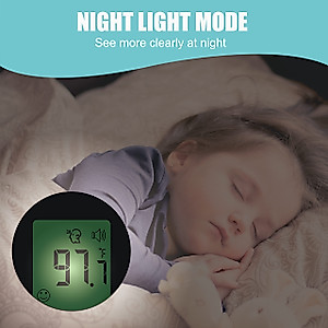 Amplim Hospital Medical Grade Non-Contact No-Touch Forehead Thermometer for Baby and Adults. Touchless Temporal Fever Thermometer, FSA HSA Approved Accurate and Fast Digital Baby Thermometer