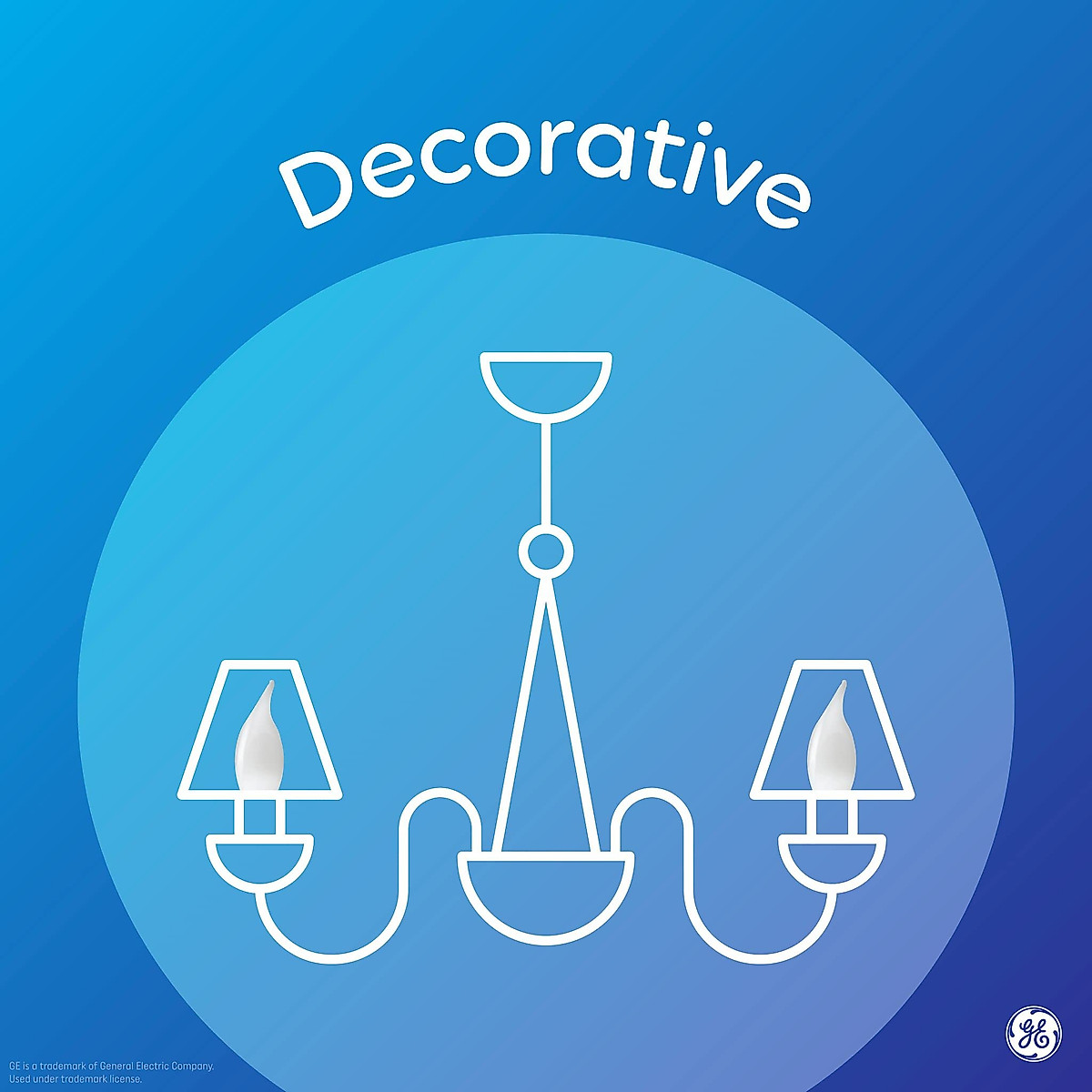 GE Lighting LED Decorative Light Bulbs, 3.5 Watt (40 Watt Equivalent) Soft White, Medium Base, Dimmable (4 Pack)